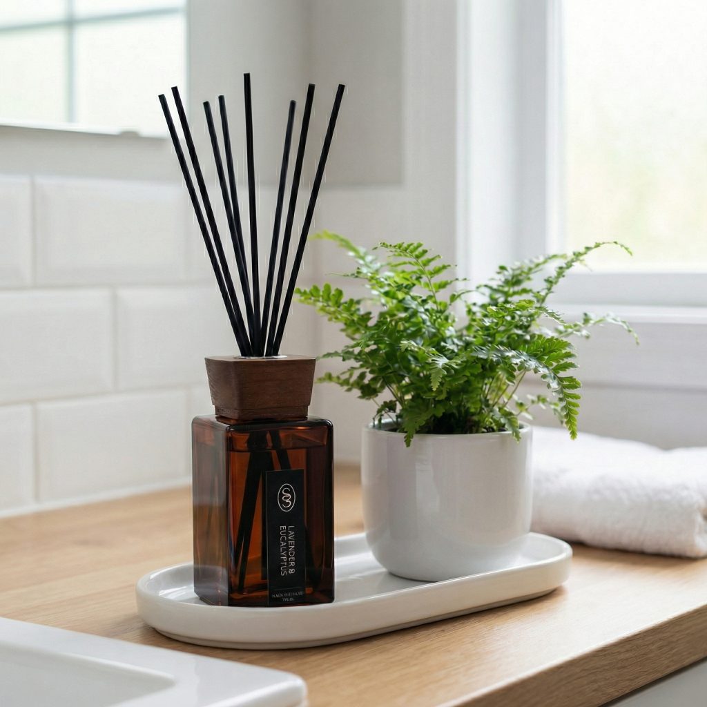 Lavender & Eucalyptus Natural Reed Diffuser - Relaxing - Snug Scent