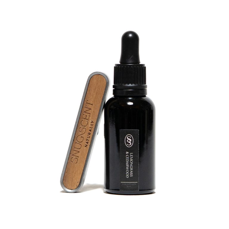Lemongrass & Cedarwood Natural Car Air Freshener - Rejuvenating - Snug ...